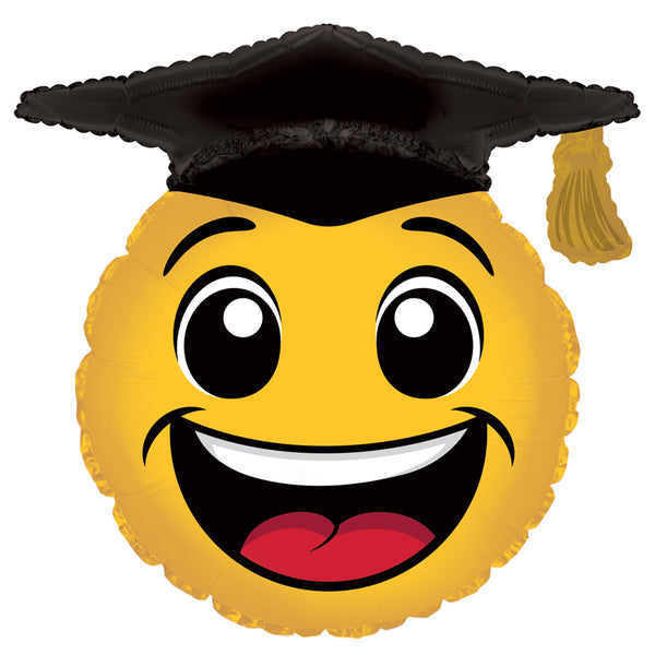 Smiley Face Grad & Hat – CTI Balloons