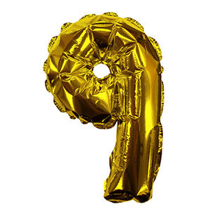 Gold Nine with Valve – CTI Balloons